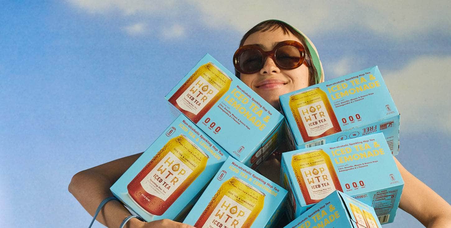 Sparkling Hop Water with Nootropics | Non-alcoholic | HOPWTR