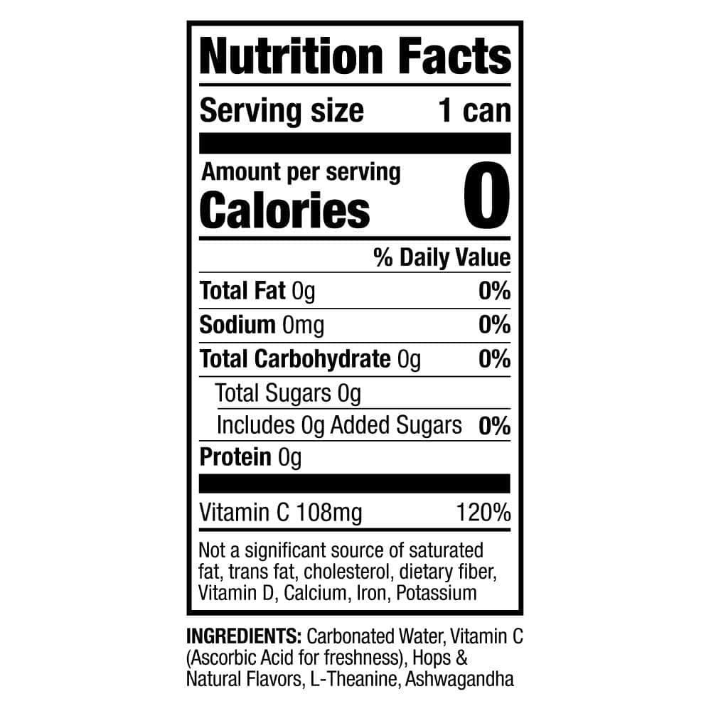 Classic Flavor Sparkling Hop Water (Non-Alcoholic) 12-Pack | HOP WTR