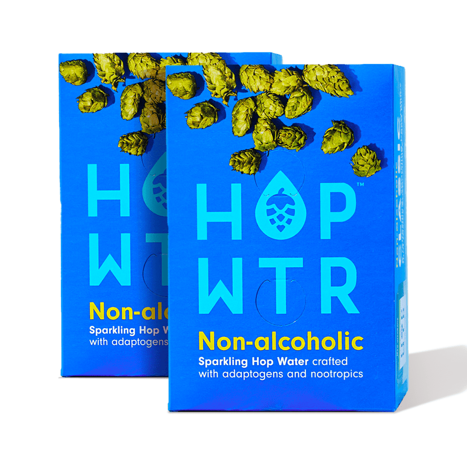 Sparkling Hop Water with Nootropics | Non-alcoholic | HOPWTR