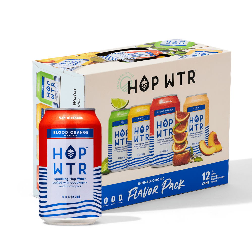 12-Pack Variety Sparkling Hop Water (Non-Alcoholic) | HOP WTR