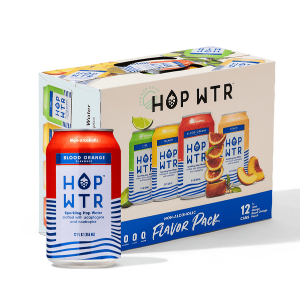12-Pack Variety Sparkling Hop Water (Non-Alcoholic) | HOP WTR