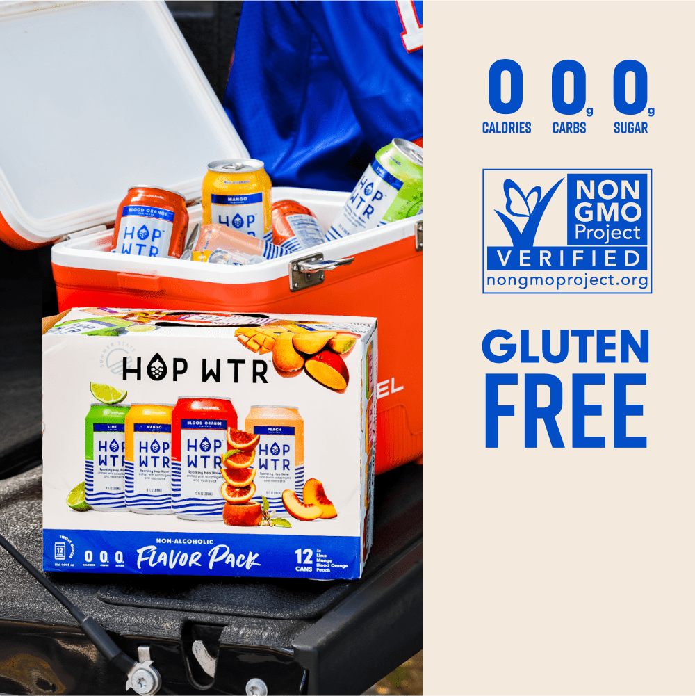 12-Pack Variety Sparkling Hop Water (Non-Alcoholic) | HOP WTR