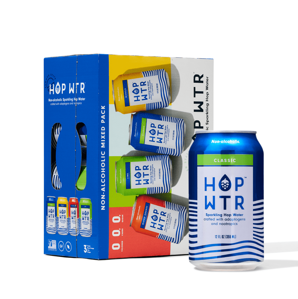 12-Pack Variety Sparkling Hop Water (Non-Alcoholic) | HOP WTR